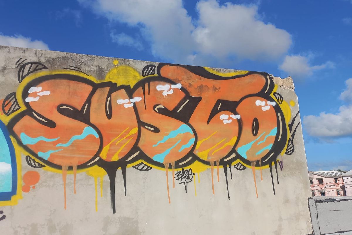 ¿Por qué el grafitero “SUSTOS” es tan famoso en Cancún?