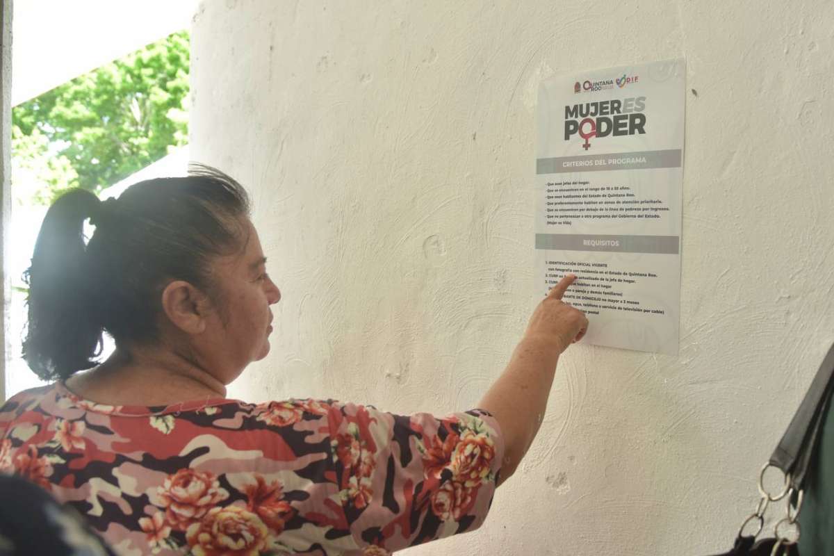Mujer es Poder Quintana Roo entregará 39 mil apoyos económicos